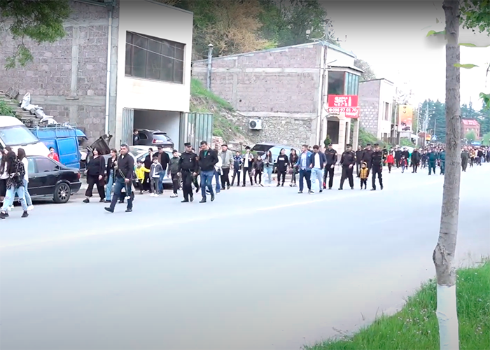 The traditional march was held in Ijevan in memory of the martyrs of ...